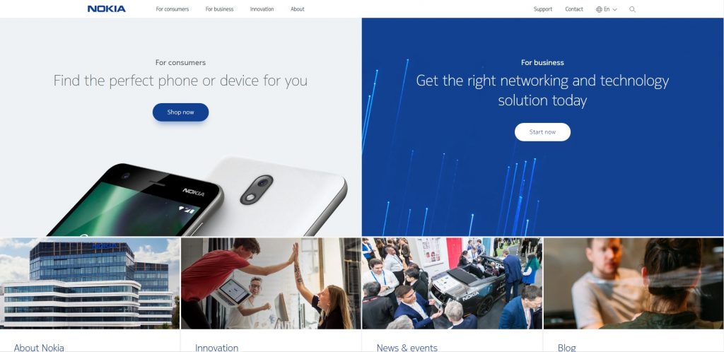Nokia refreshed its web pages | Nokiamob
