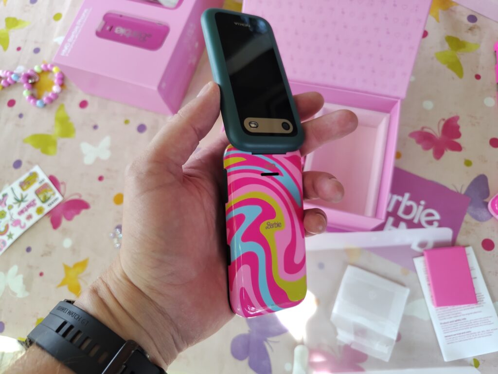 HMD Barbie Phone cover on 2660 flip | Nokiamob