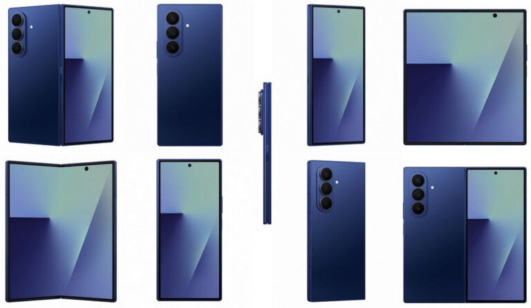 Samsung Galaxy Z Fold 7 All Renders Leak